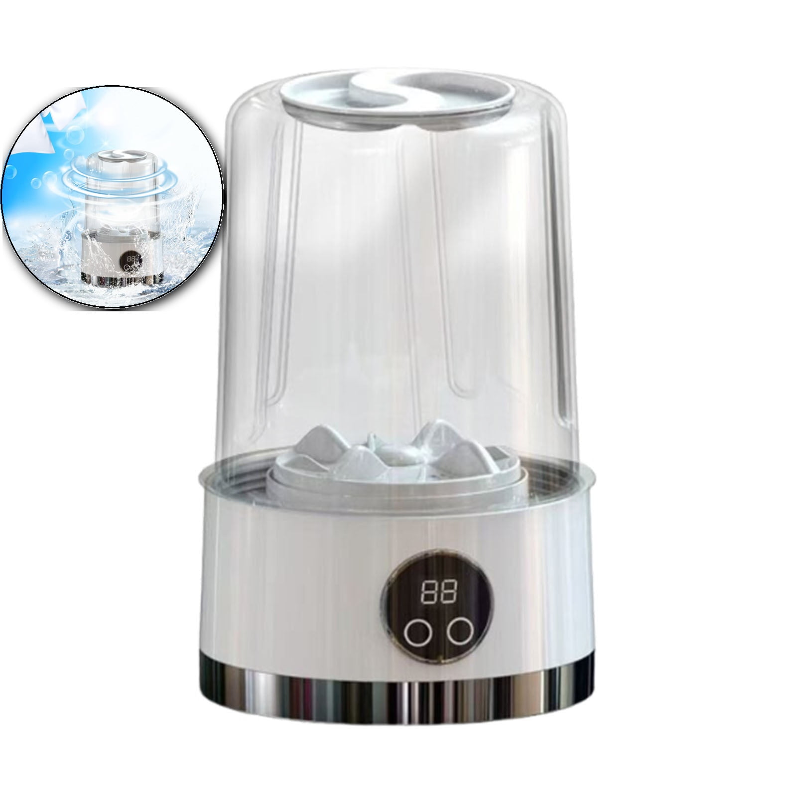 VQPeo Underwear Washer, Upgraded Mini Washing Machine, Portable ...