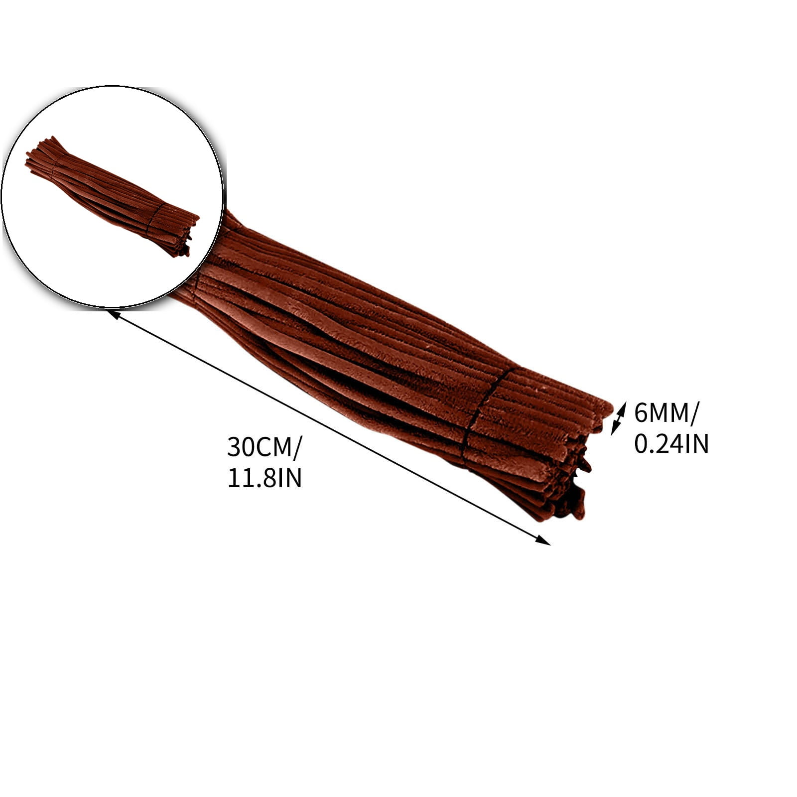 VQPeo Versatile Pipe Cleaners for Crafts - Assorted Colors Including ...