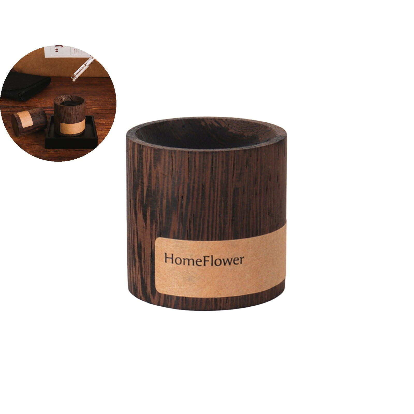VQPeo Wood Aromatherapy Diffuser - Wooden Oil Diffuser for Yoga ...