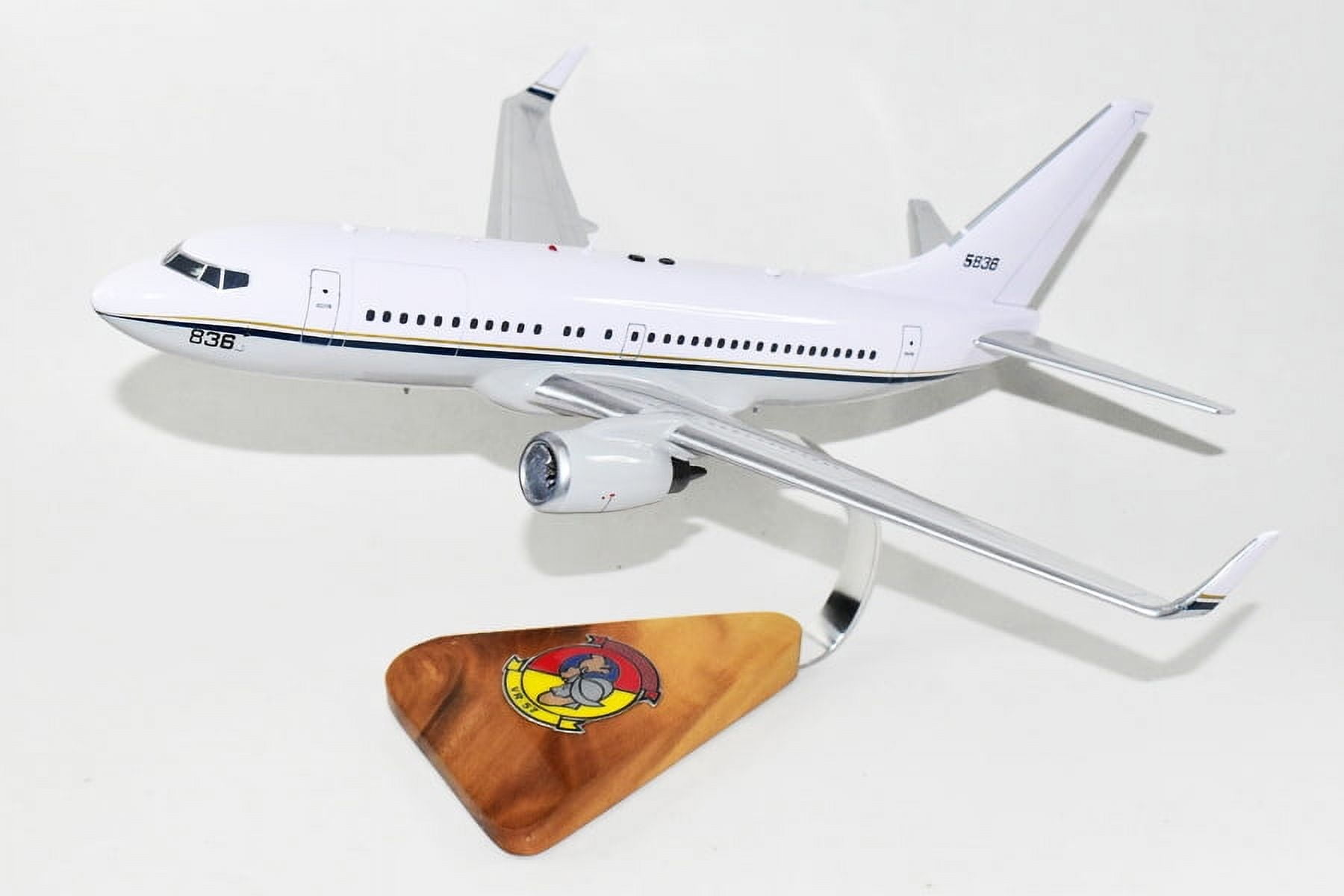 VR-57 Conquistadors C-40 Clipper Model, 1/74th (18") Scale, Mahogany ...
