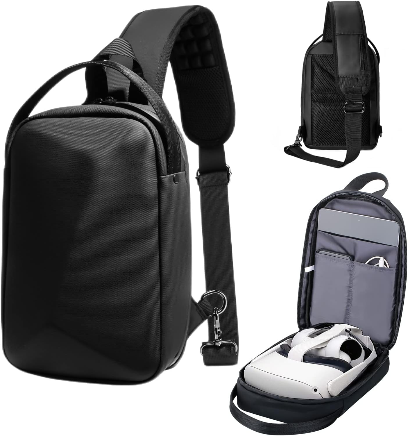 Meta Oculus Quest 2 VR Headset & Accessories Hard-Shell Carrying Case ...