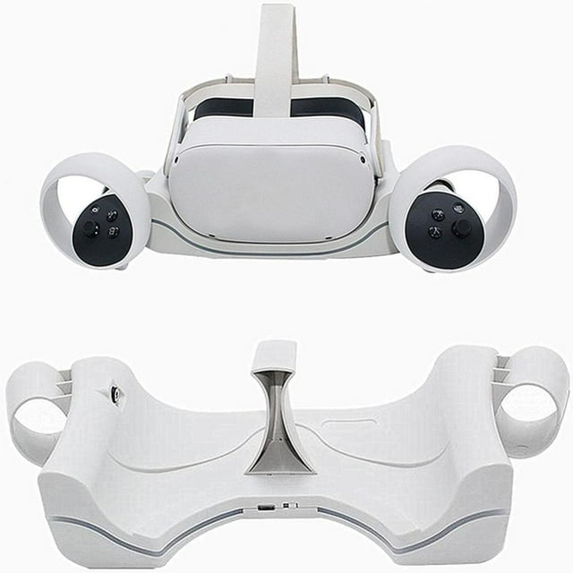 VR Charging Dock Stand Set for Oculus Quest 2, Headset Display Holder ...