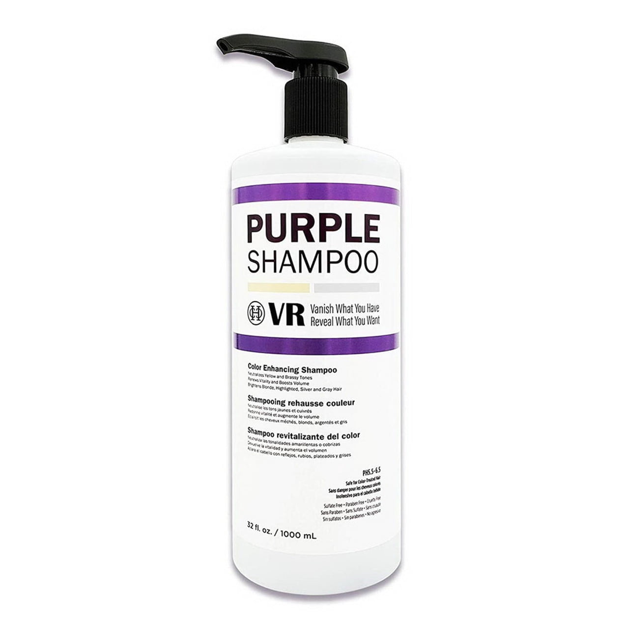 VR Color Enhancing Purple Shampoo, 32 Oz - Walmart.com