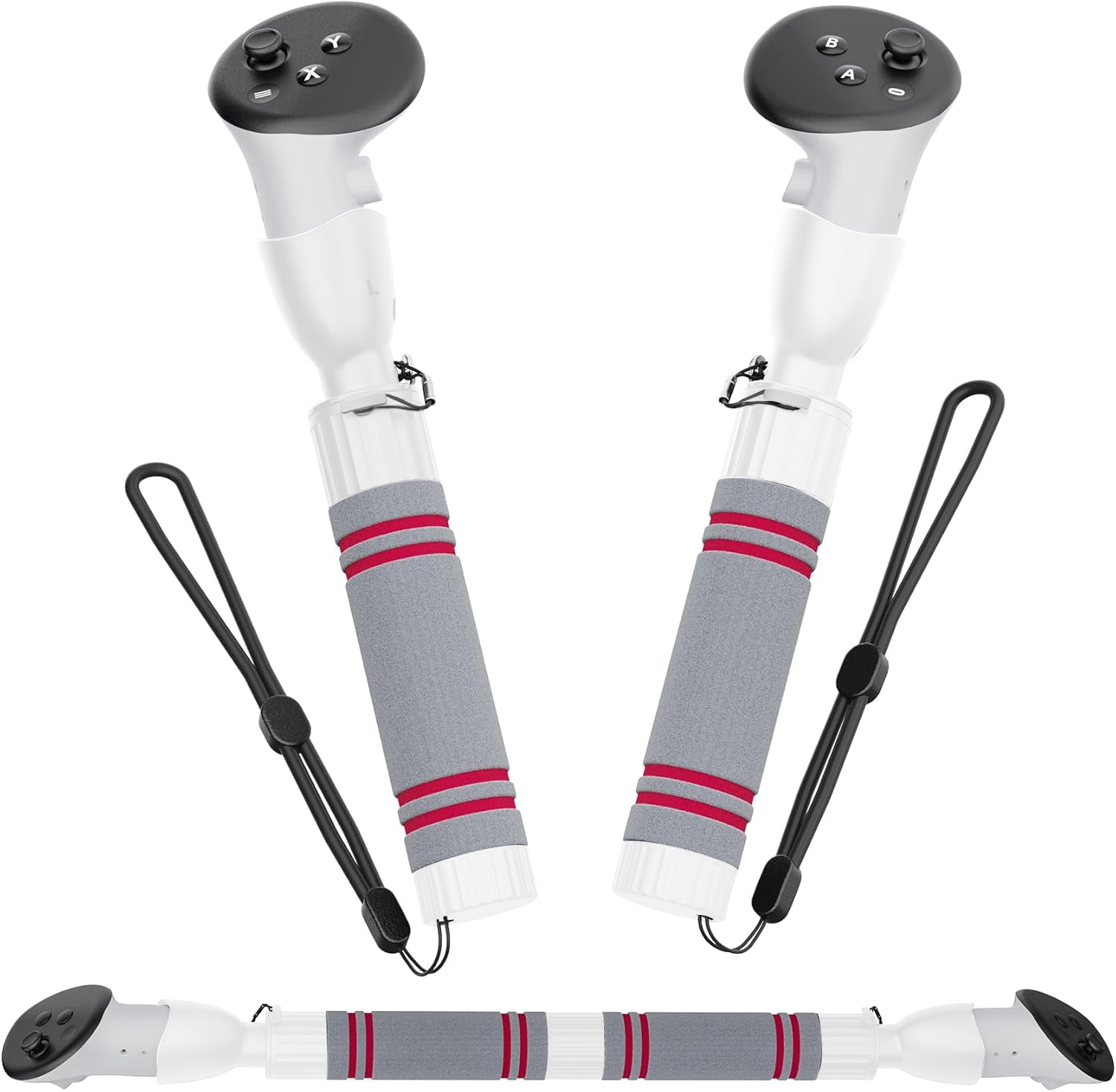 VR Controller Grips for Meta Quest 3/3S - Long Arms for Gorilla Tag ...