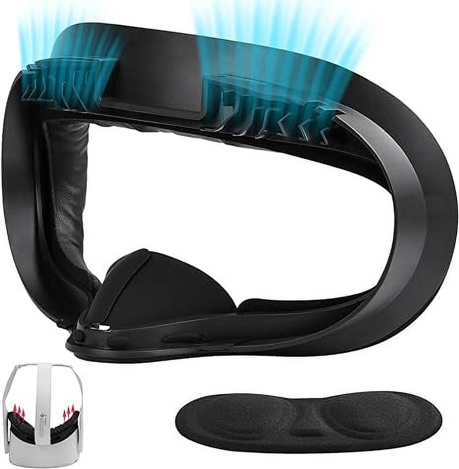 VR Face Interface and Foam Replacement Kit for Oculus Meta Quest 2 | Removable Face Interface ...