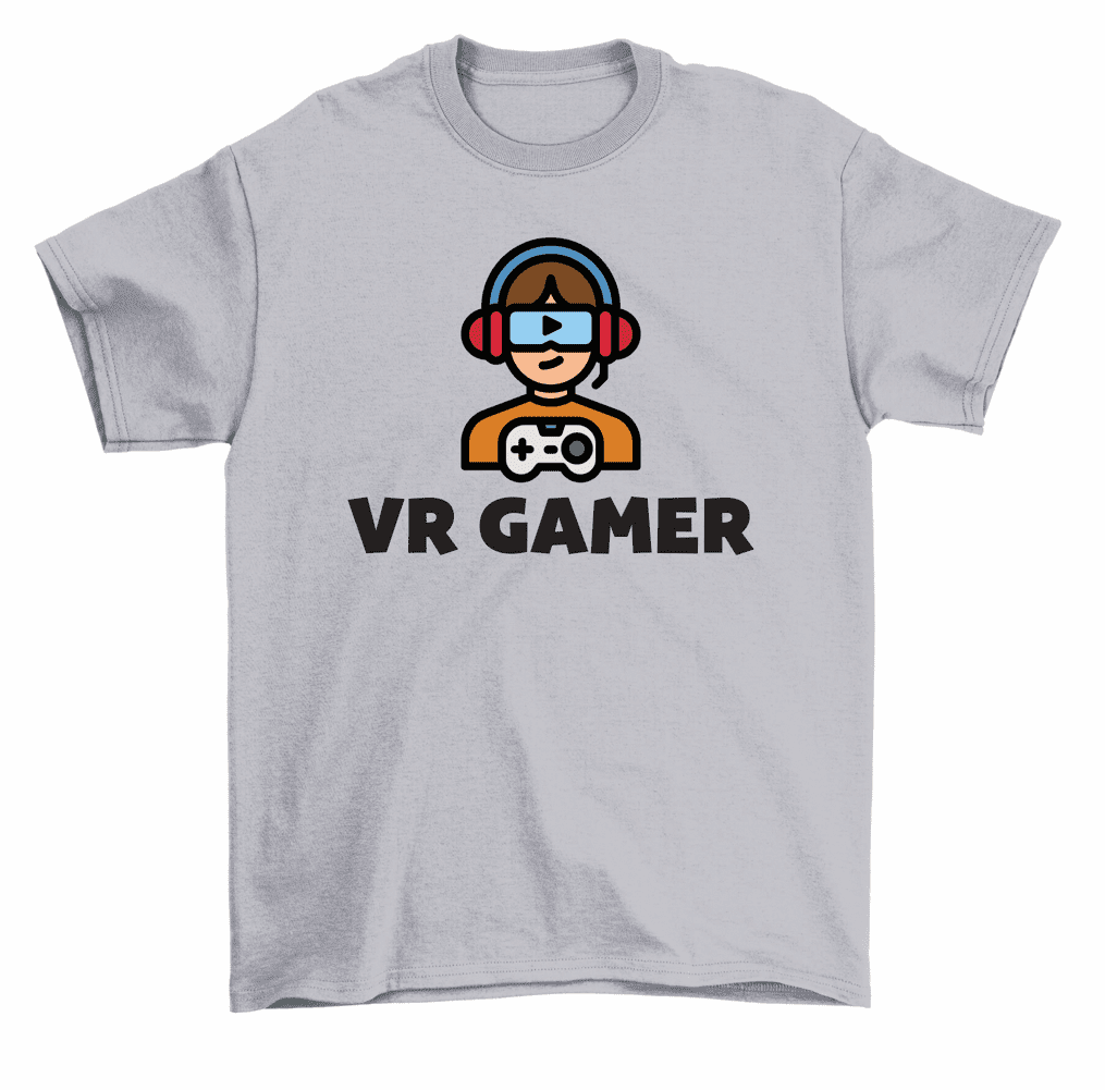 VR Gamer Virtual Reality Gaming T-Shirt Men Women Unisex - Walmart.com