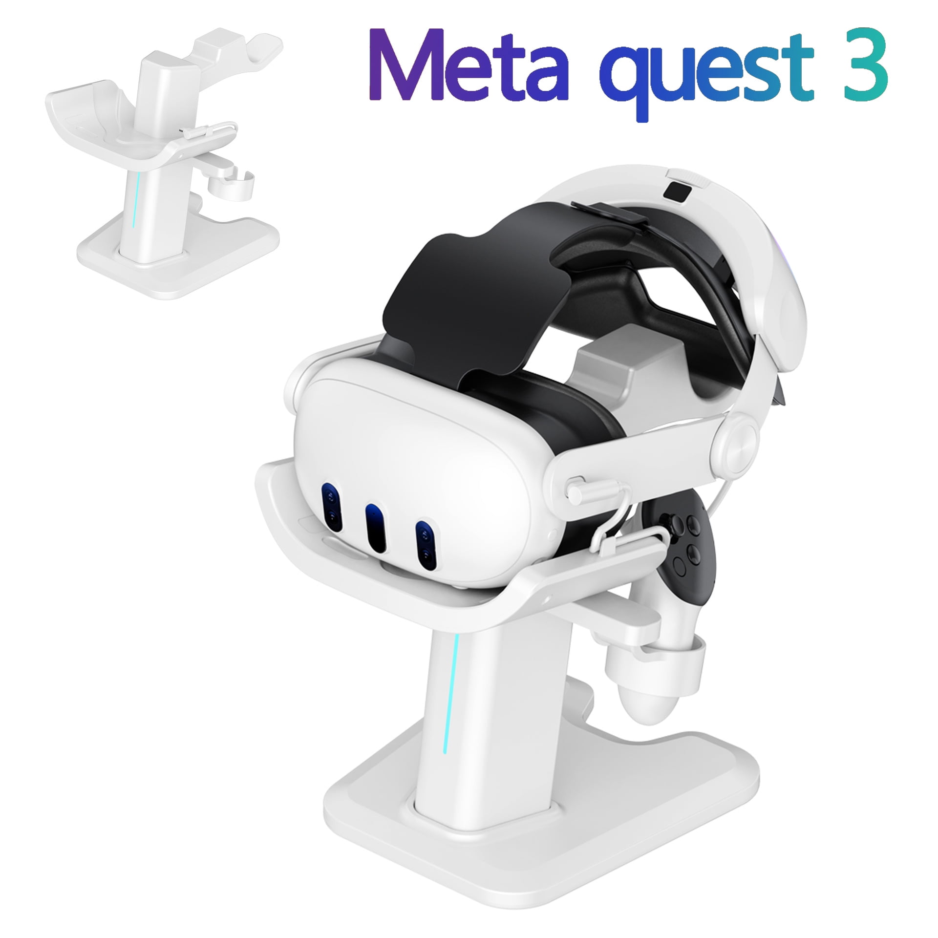 VR Gaming Headst Rack Headset Charging Dock Stable Space Saving for ...