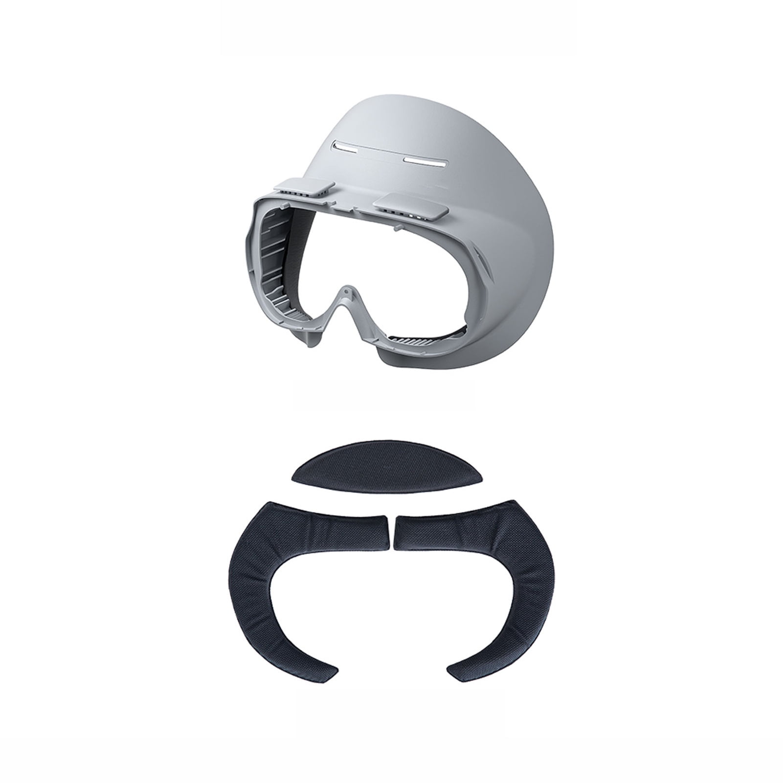 VR Glasses Face Cushion Widened Breathable Cooling Fans Relieves ...