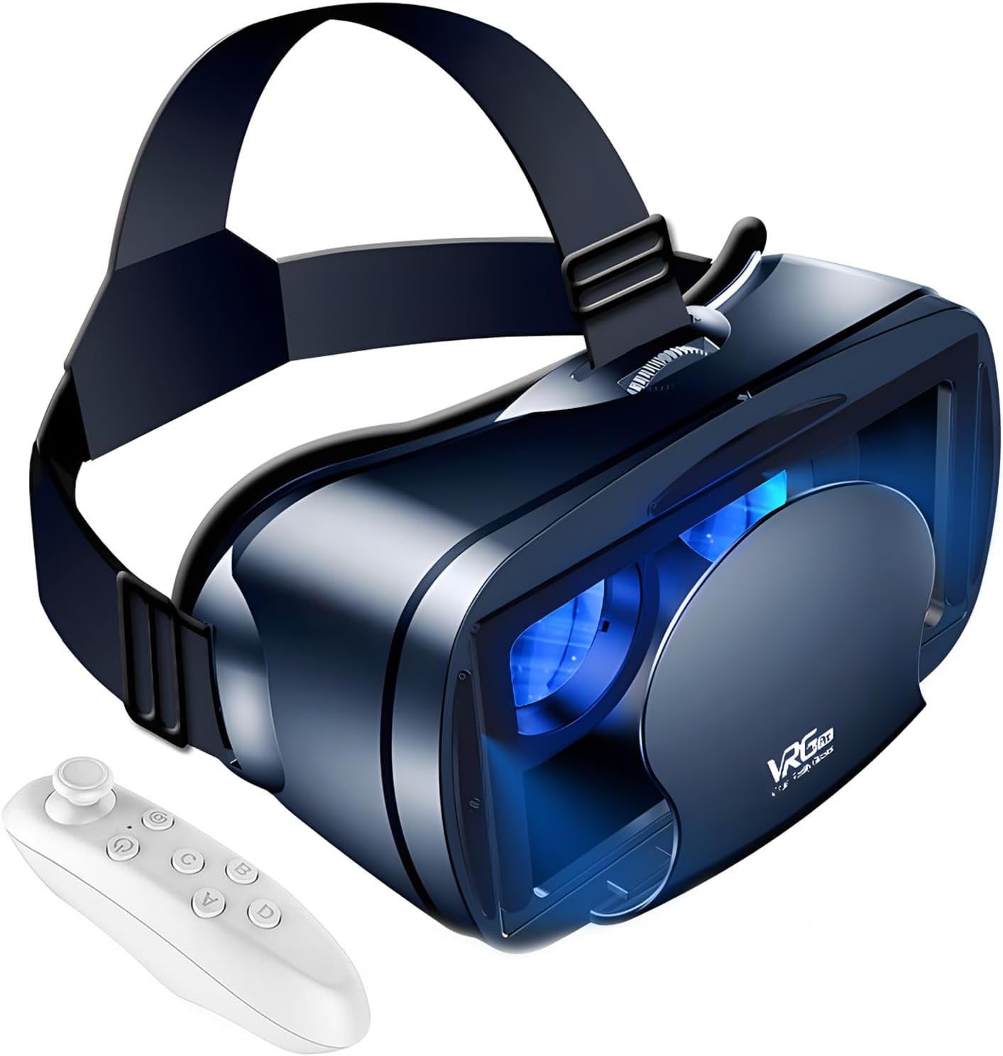 VR Headset, 3D VR Glasses Virtual Reality Goggles Anti-Blue Light for ...