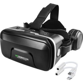 Supersonic Virtual Reality Headset with Built-in Stereo Headphones ...