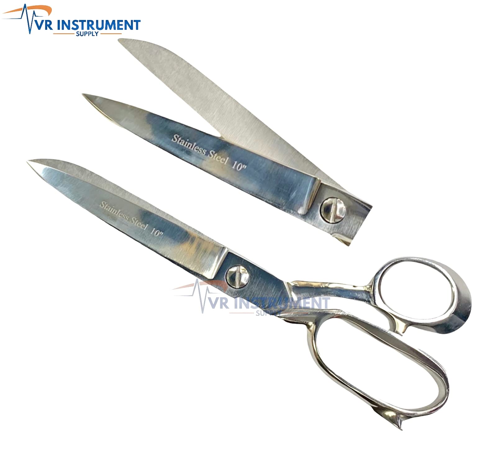 VR Instrument Supply 10" Heavy Duty Stainless Steel Tailor Upholstery ...
