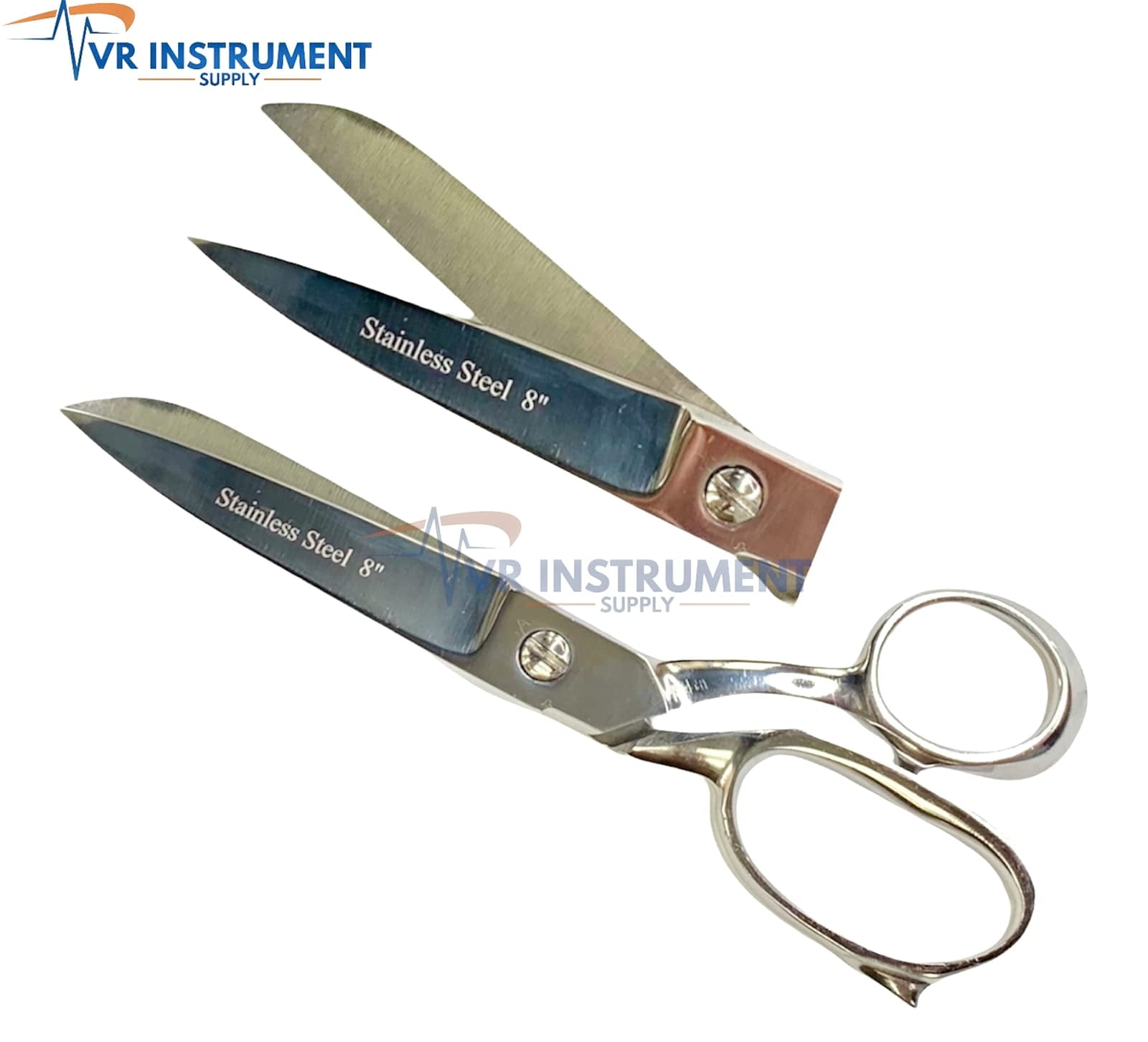 VR Instrument Supply 8” Heavy Duty Stainless Steel Tailor Upholstery ...
