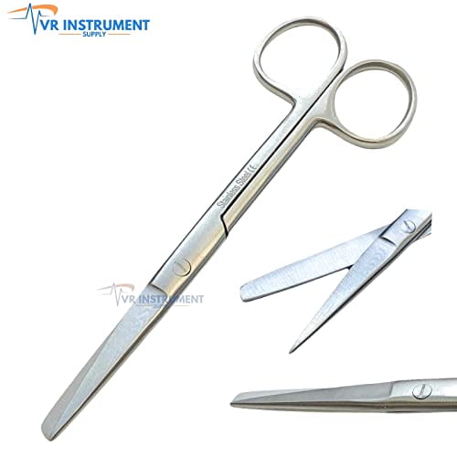 VR Instrument Supply Dissecting Scissors Straight 5.5" Sharp/Blunt ...