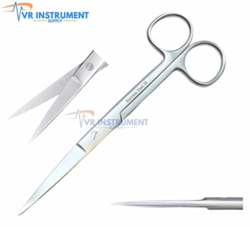 VR Instrument Supply Dissecting Scissors Straight 6" Sharp/Sharp ...