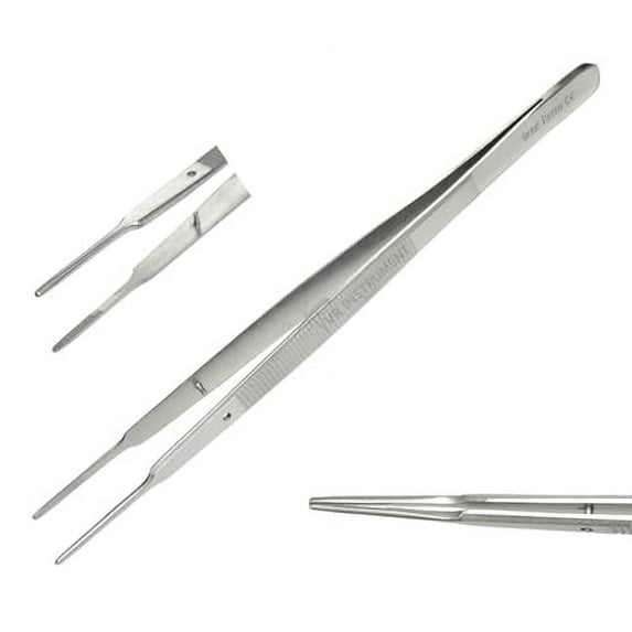 VR Instrument Supply Gerald Tissue Forceps 7" Straight Delicate ...