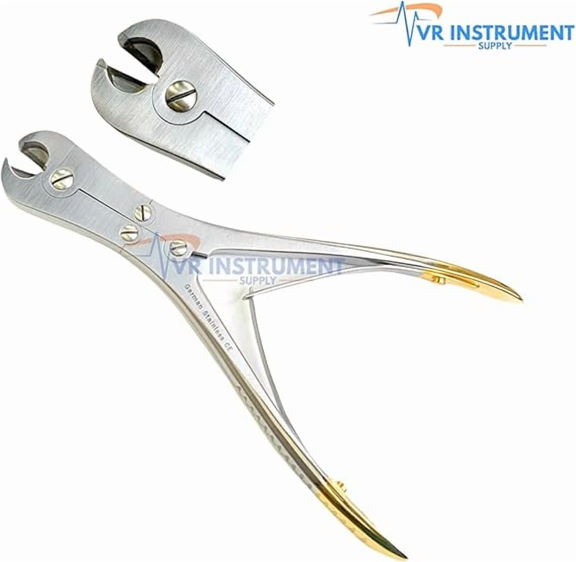 VR Instrument Supply Heavy-Duty Pin & Wire Cutter Pliers 7" – Front ...
