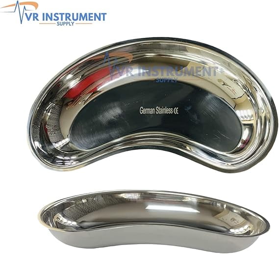 VR Instrument Supply Kidney Tray 10" Reusable Metal Kidney Dish Kidney ...