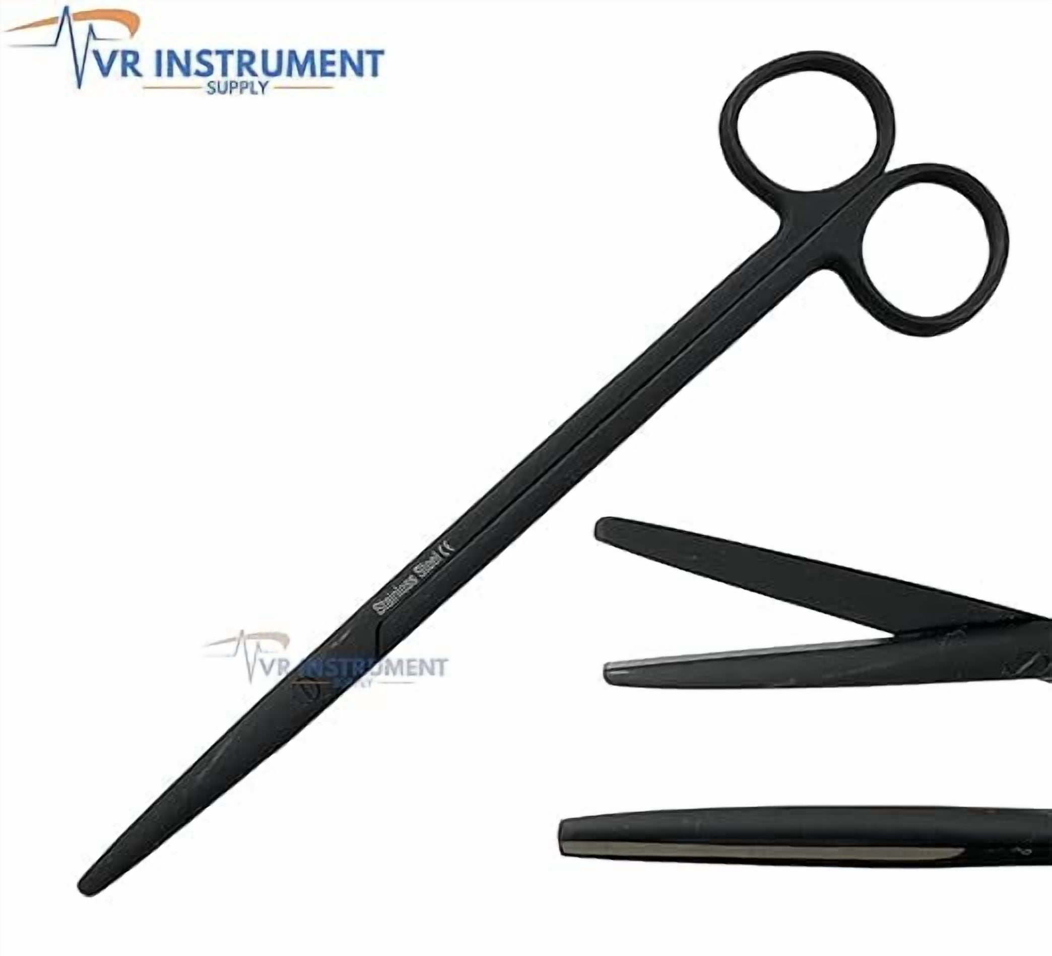 VR Instrument Supply Metzenbaum Scissors Straight 7" Blunt/Blunt All ...