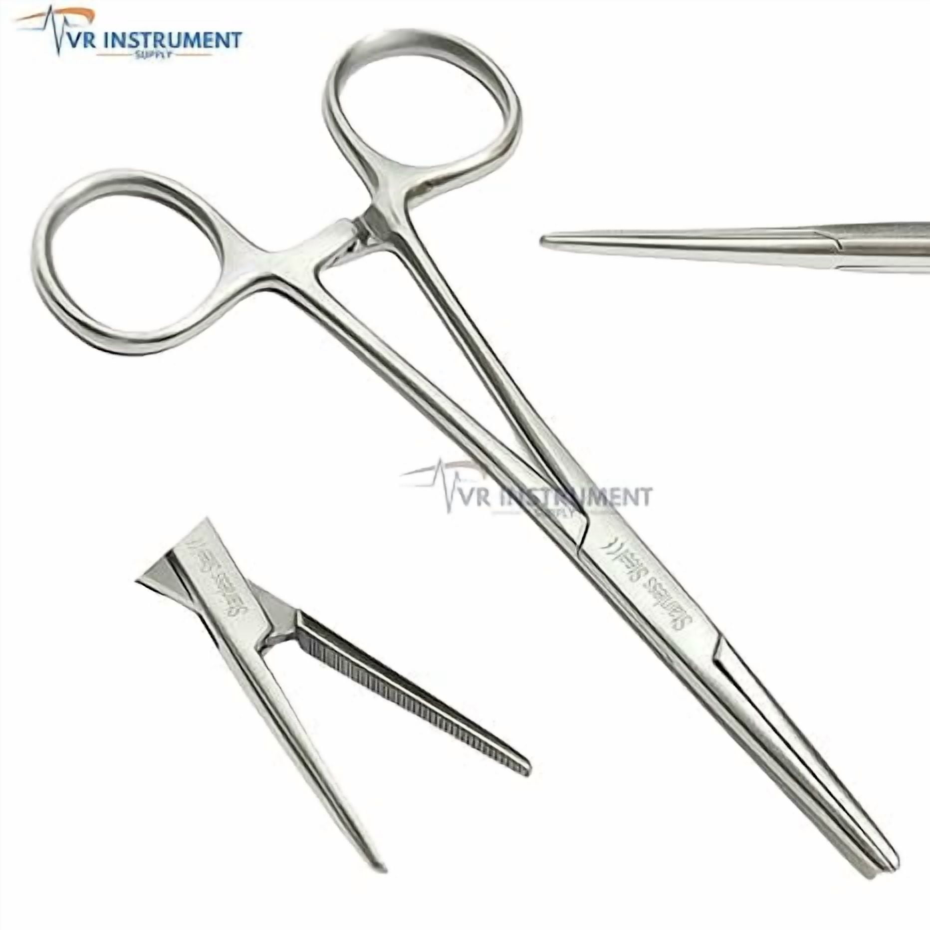 VR Instrument supply Germany Stainless Steel Crile Clamp 5.5" Straight – Economy Grade A Quality ...