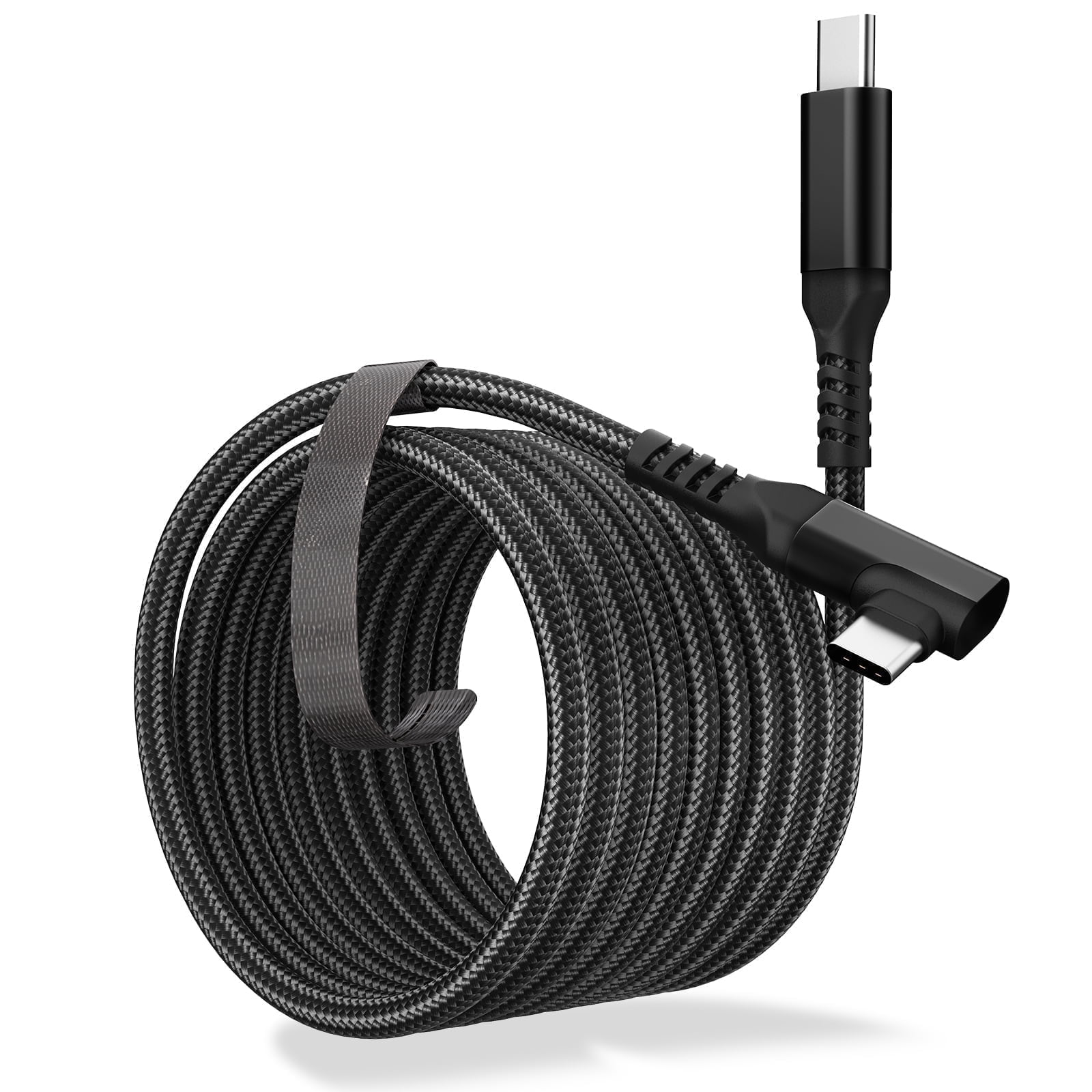 SNADYA VR Link Cable 16ft DC to DC for Meta Quest & Pico 4, 90 Degree ...