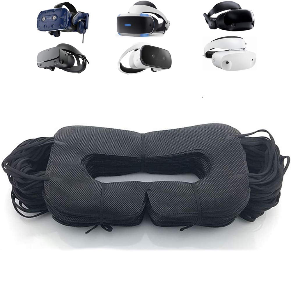 VR Mask Disposable Eye Cover Mask, Prevent Eye Infections （ Black 50 ...