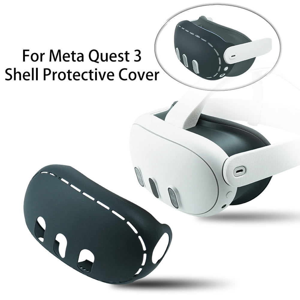 VR Shell Cover Skin for Meta Quest 3 Headset Accessories, Black/White ...