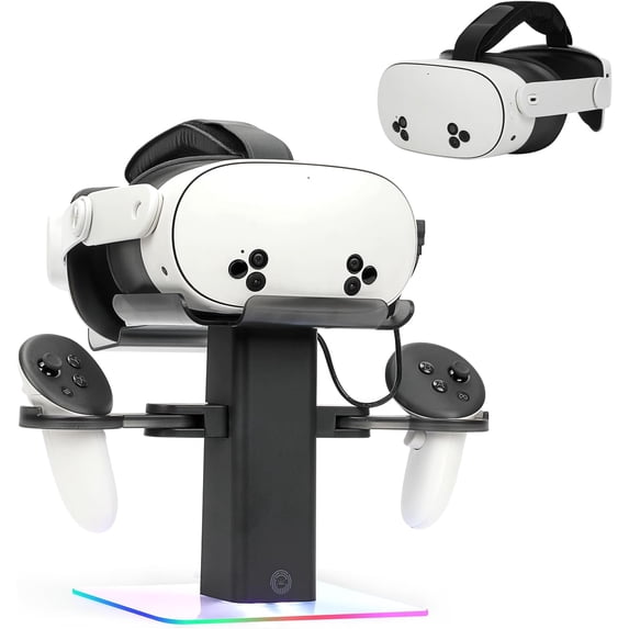 VR Stand Headset Charging Dock for Quest 3S/Quest 3/Quest 2, VR Headset ...