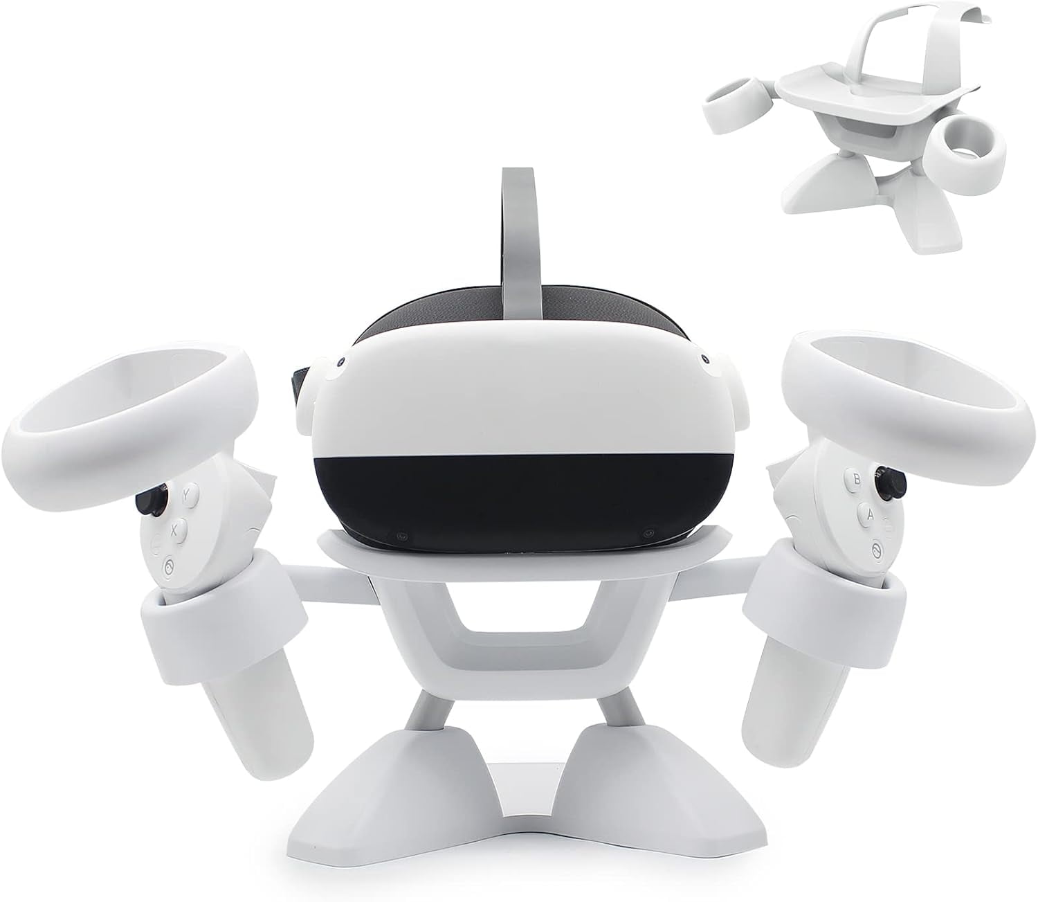 VR Stand, VR Headset Stand VR Display Holder Storage Virtual Reality Headset Desktop Display ...