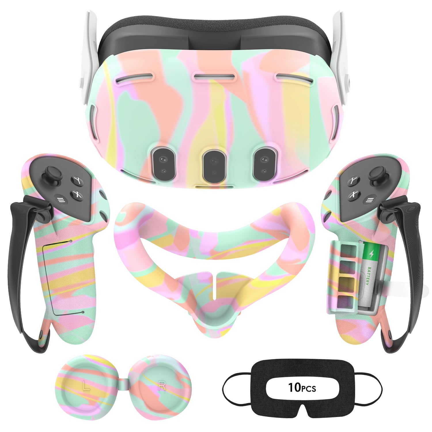 VR silicone protective case suitable for Meta Quest 3, Oculus Quest 3 ...