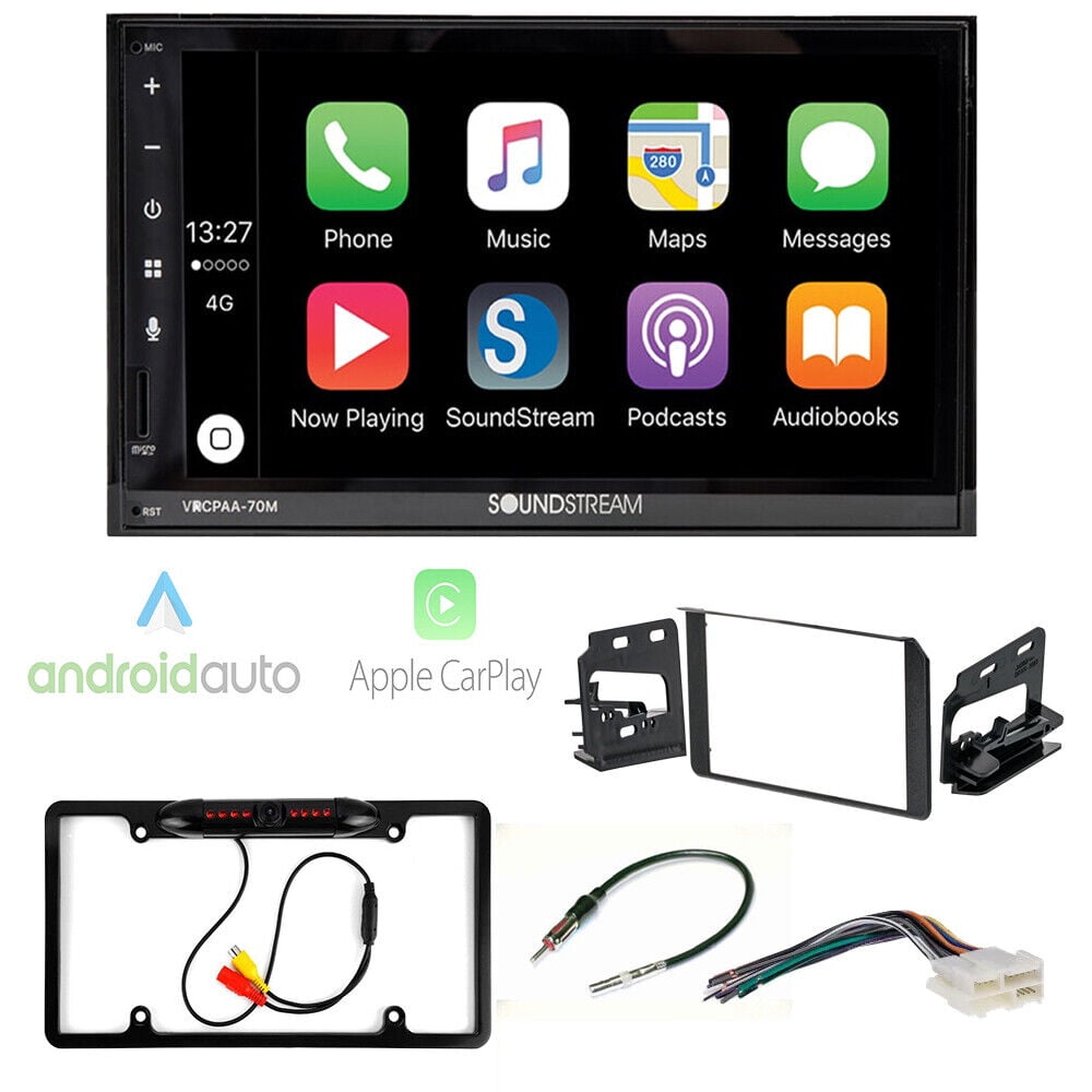 VRCPAA-70M 7" Double DIN Bluetooth CarPlay Android Dash Kit for 1995 ...