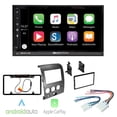 VRCPAA-70M 7" Double DIN Bluetooth CarPlay Android Dash Kit for 2004 ...