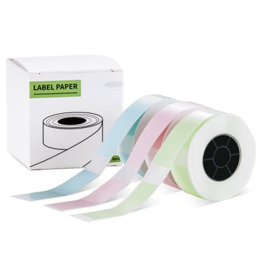 Small White Rectangular Labels + Color Printable Labels - 1540 Pack ...