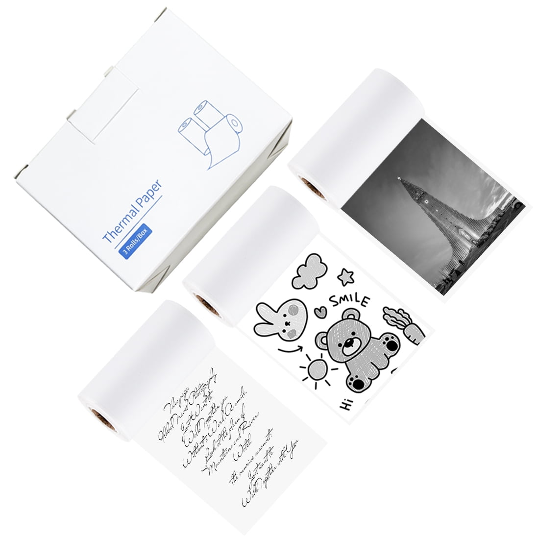 VRETTI TP6-S Thermal Sticker Label Paper for Small Machine - Mini ...