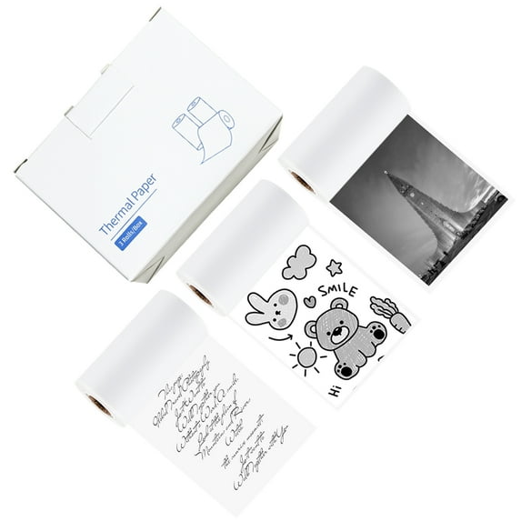 VRETTI TP6-S Thermal Sticker Label Paper for Small Machine - Mini ...