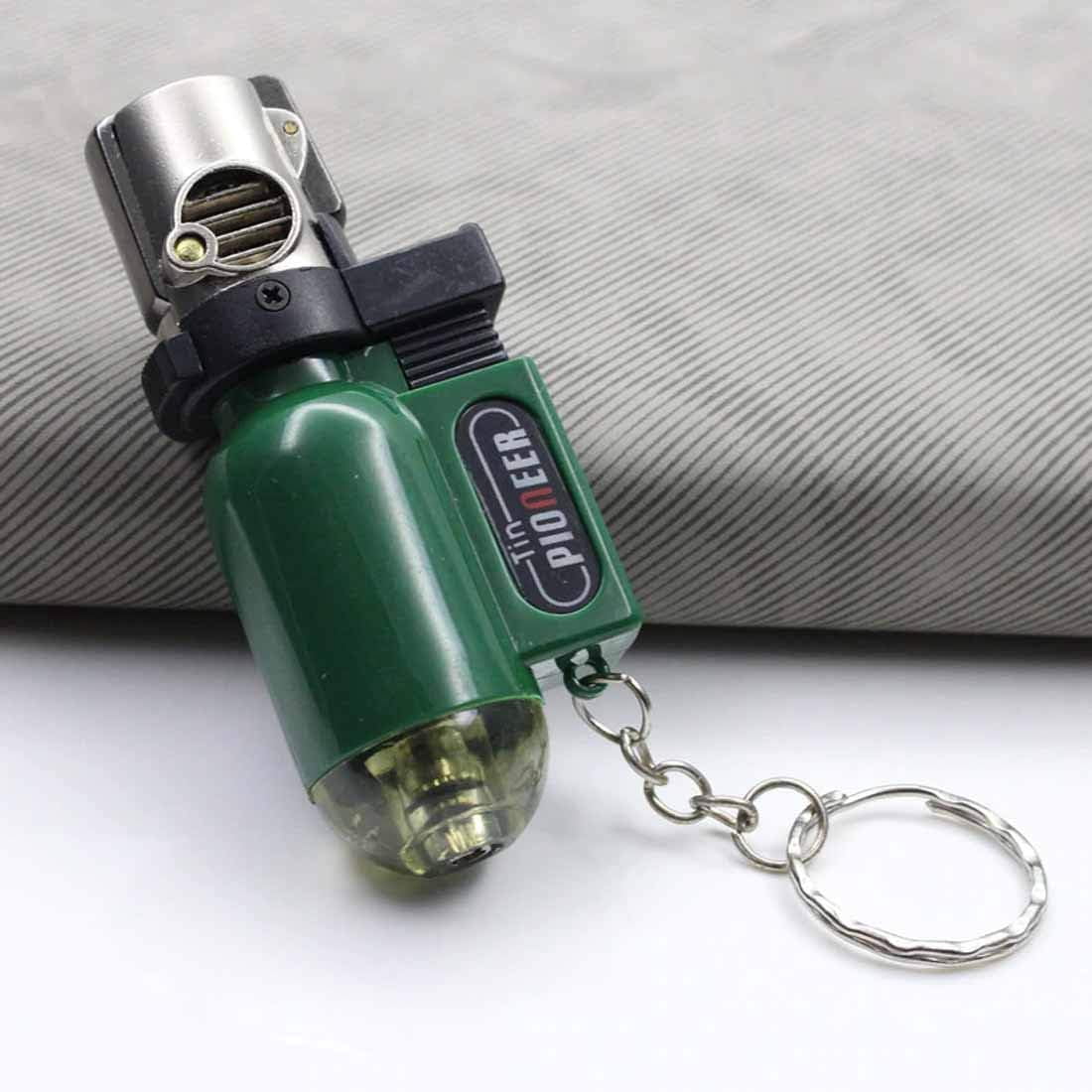 VRINDVASINI Plastic Refillable Cylindrical Shaped Windproof Jet Flame ...