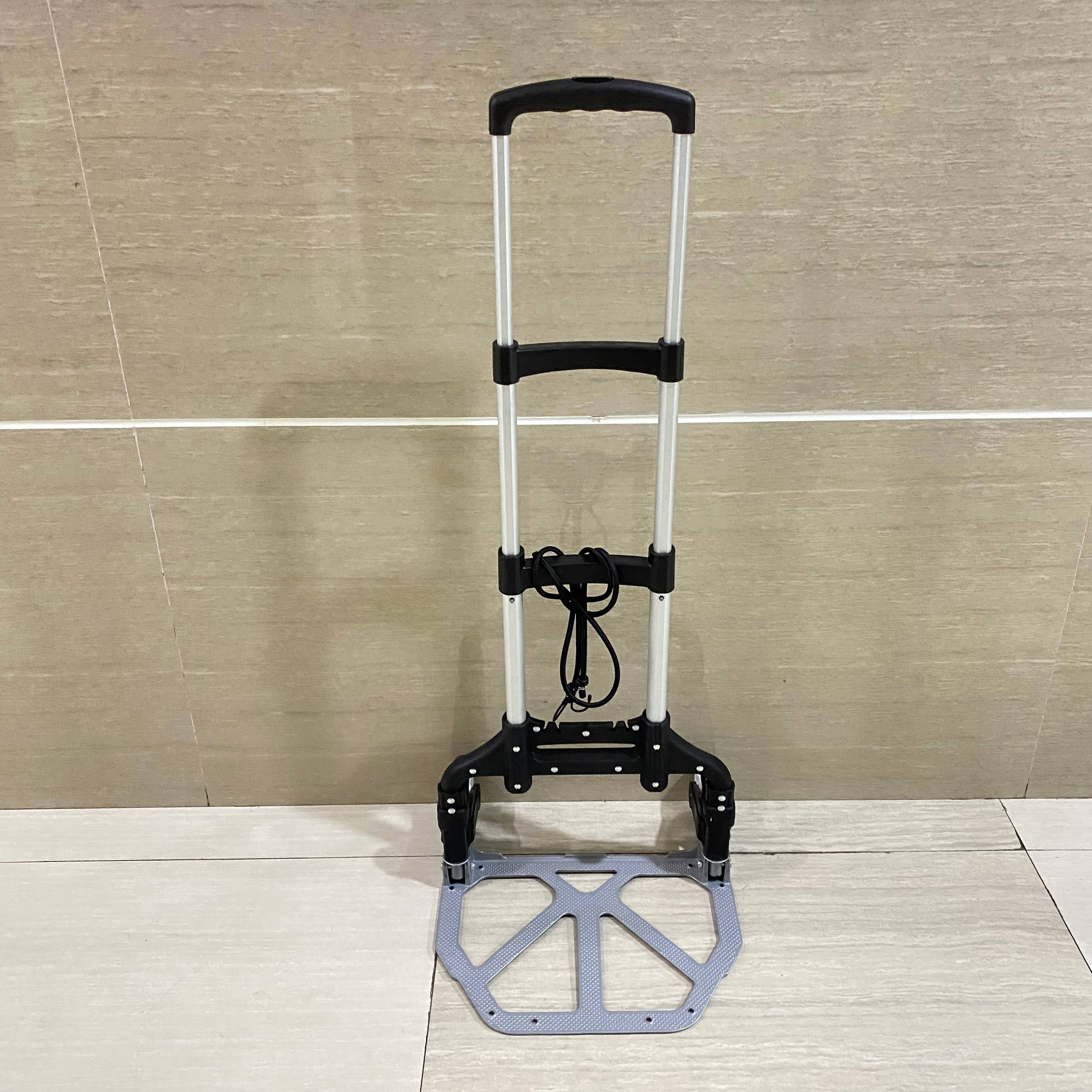 VROLVA Hand trucks, Foldable handcart with wheels, heavy-duty 375lb ...