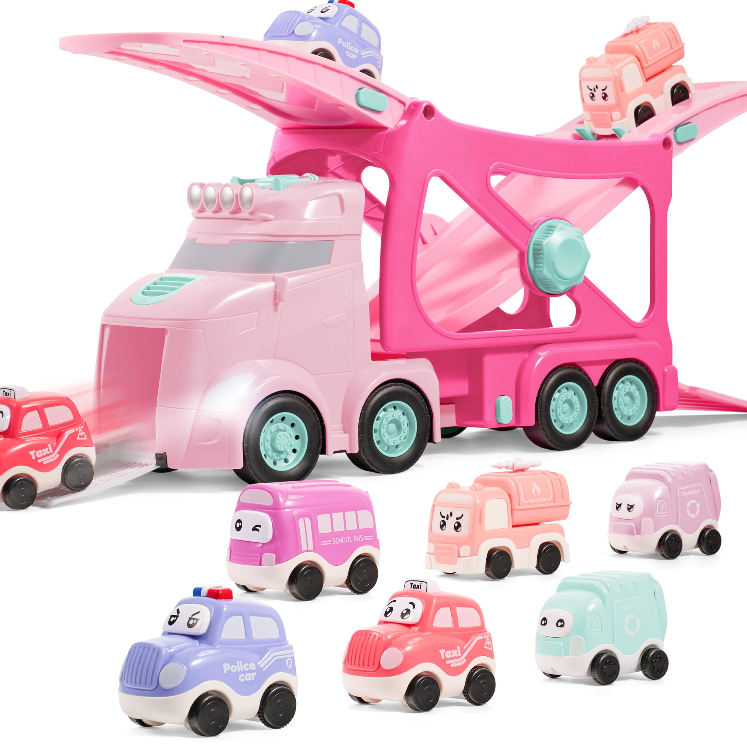 VROOMIX by JOYIN 3-Layer Extra Large Construction Truck Toys for Boy ...