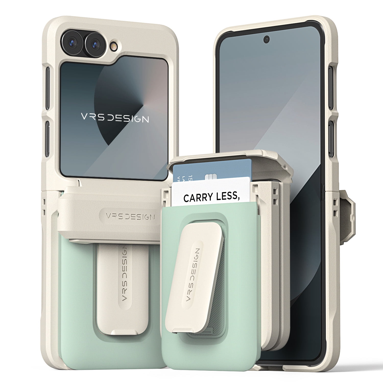 VRS DESIGN Phone Case for Galaxy Z Flip 6 Case (2024), [D-Wallet Orb ...