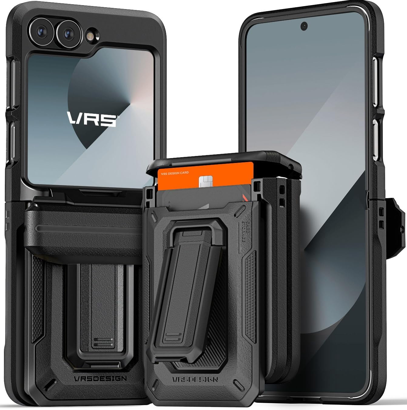 VRS DESIGN Phone Case for Galaxy Z Flip 6 Case (2024), [D-Wallet Origin ...