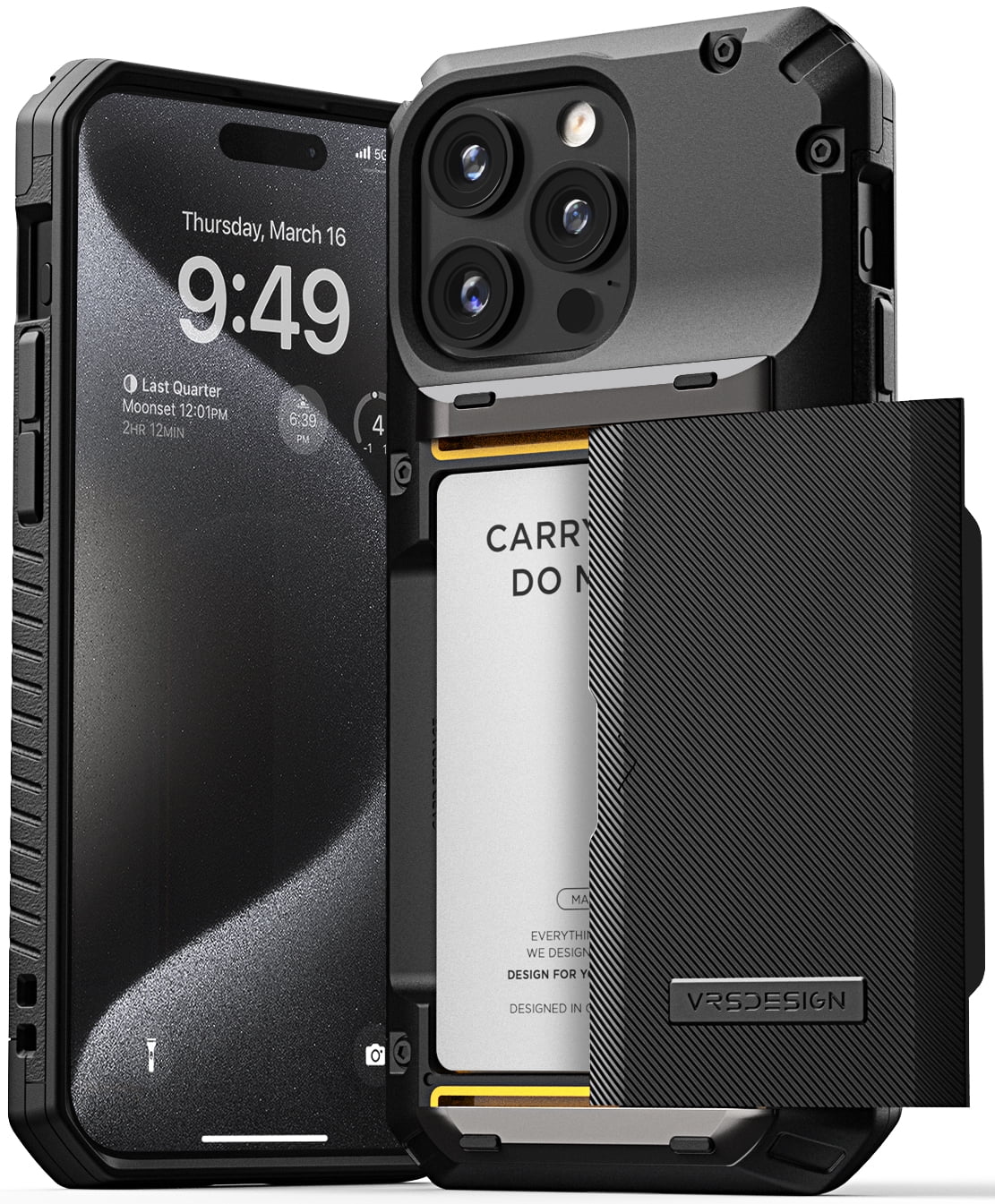 VRS DESIGN Phone Case for iPhone 15 Pro Max (2023), [Damda Glide Pro ...