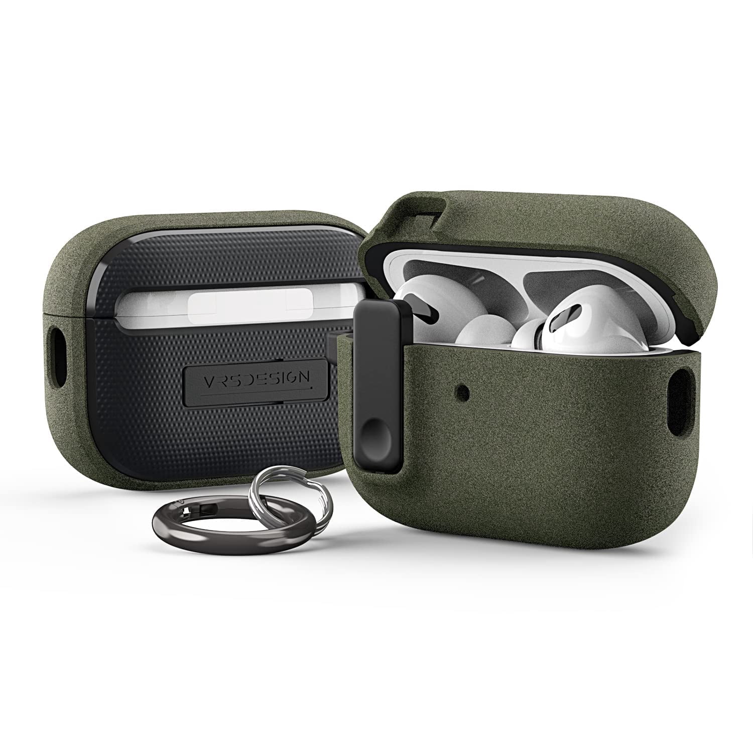 VRS Design Airpods Pro 2 & 1 Case, [Modern Lock] Hard Shell Rugged ...