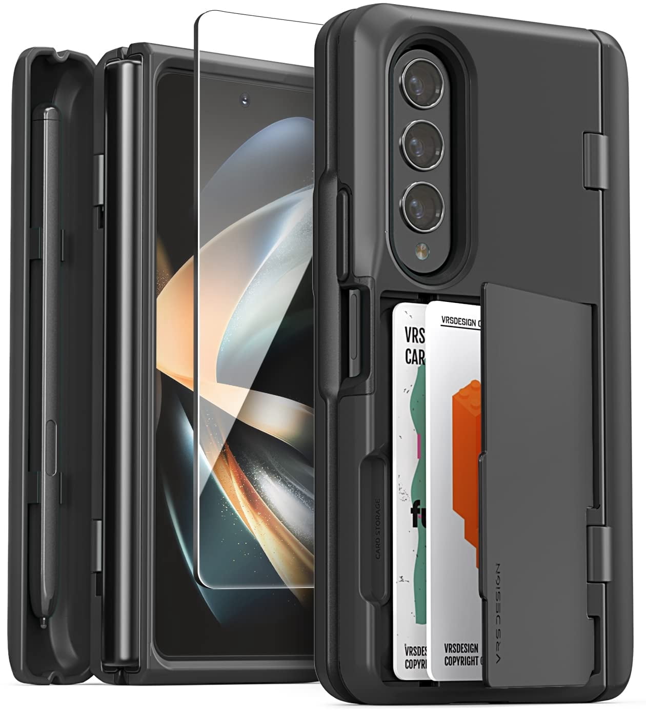 VRS Design Phone Case for Galaxy Z Fold 4, [Terra Guard Modern Go S ...