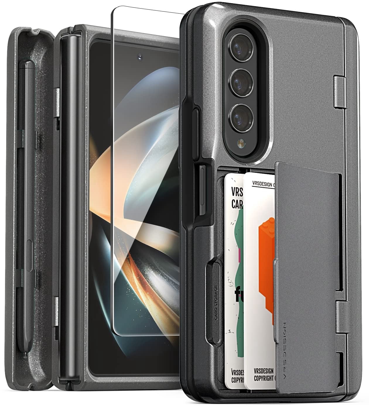 VRS Design Phone Case for Galaxy Z Fold 4, [Terra Guard Modern Go S ...