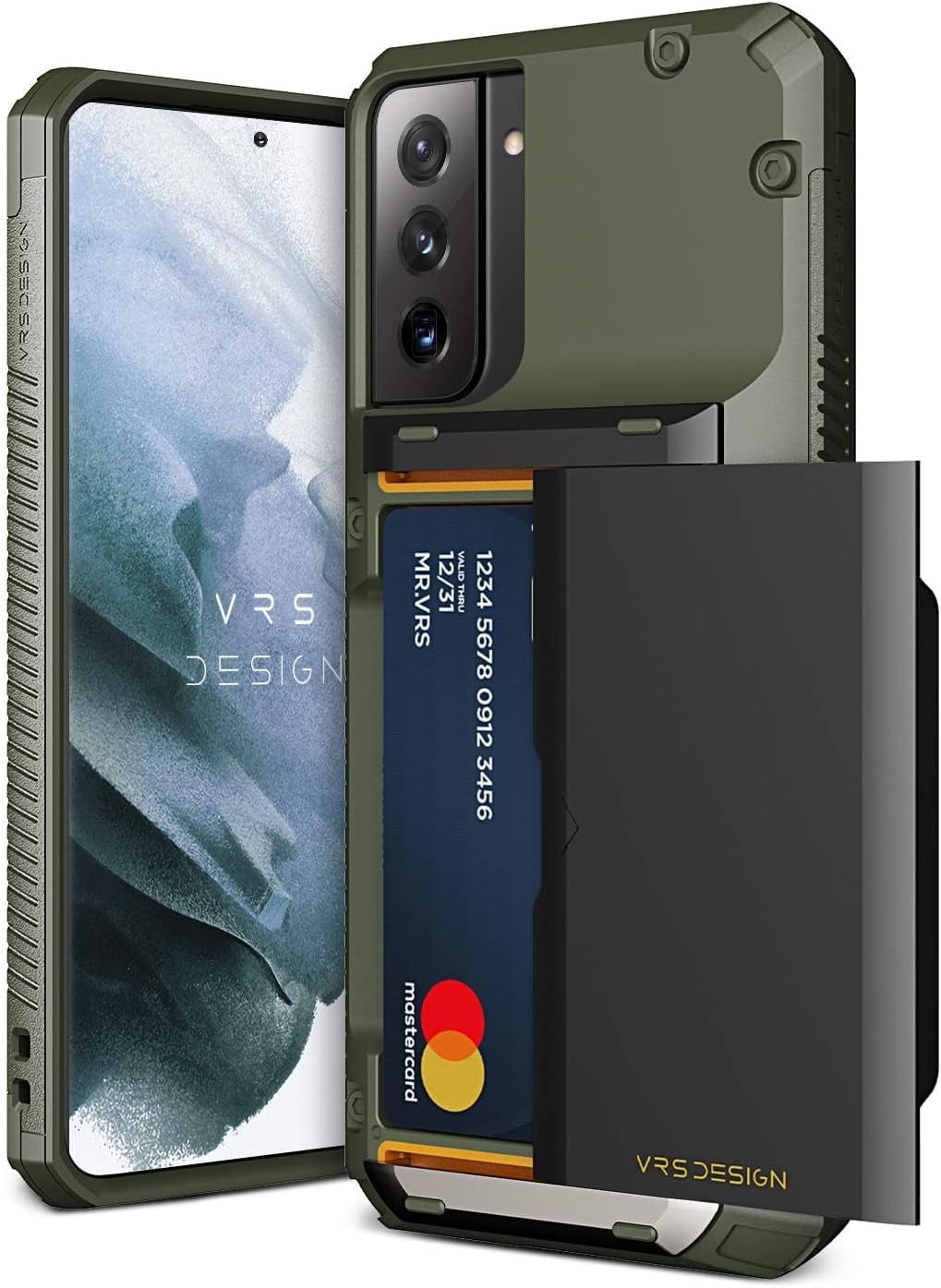 VRS Design Phone Case for Galaxy S21 Plus (2021), [Damda Glide Pro] Premium Sturdy Semi Auto ...