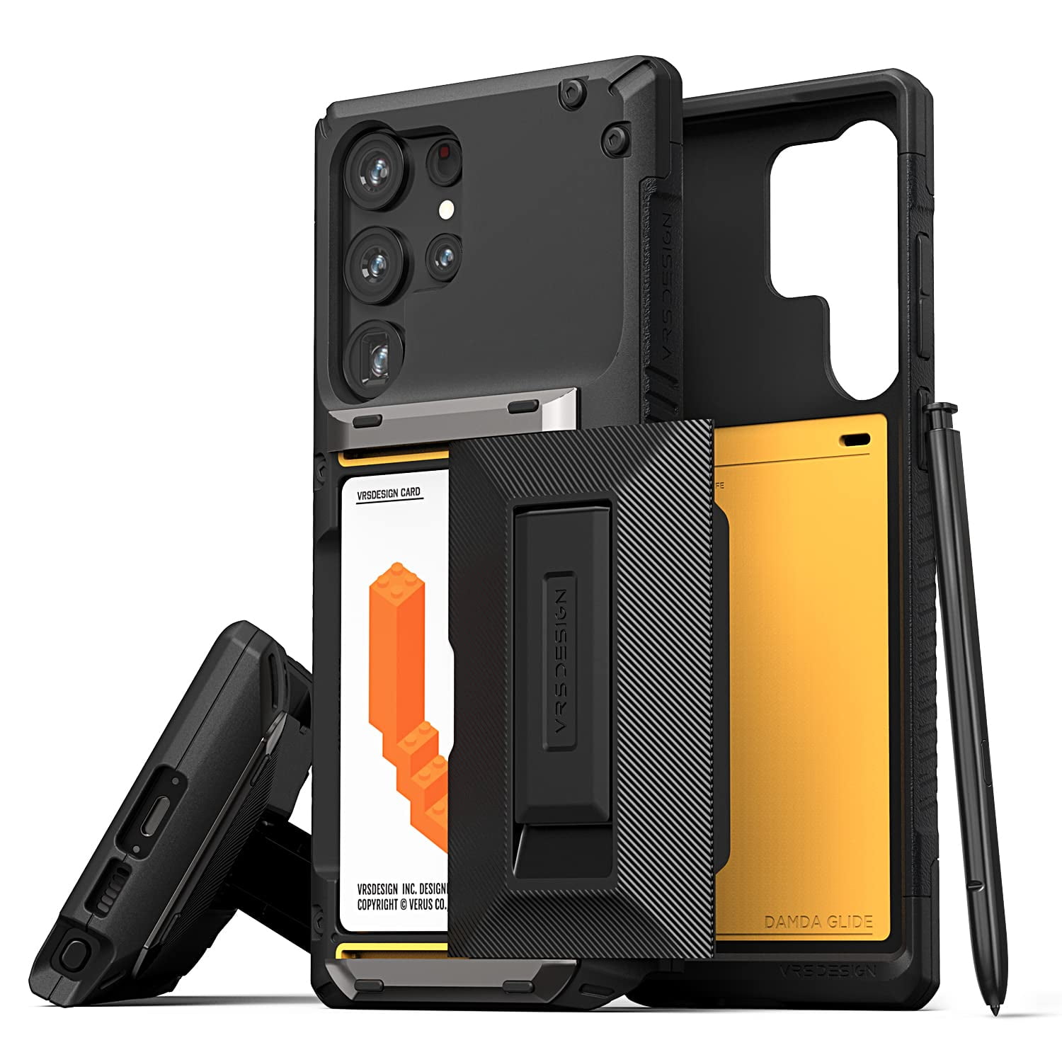 VRS Design Galaxy S23 Ultra Wallet Case, Damda Glide Hybrid with Card ...