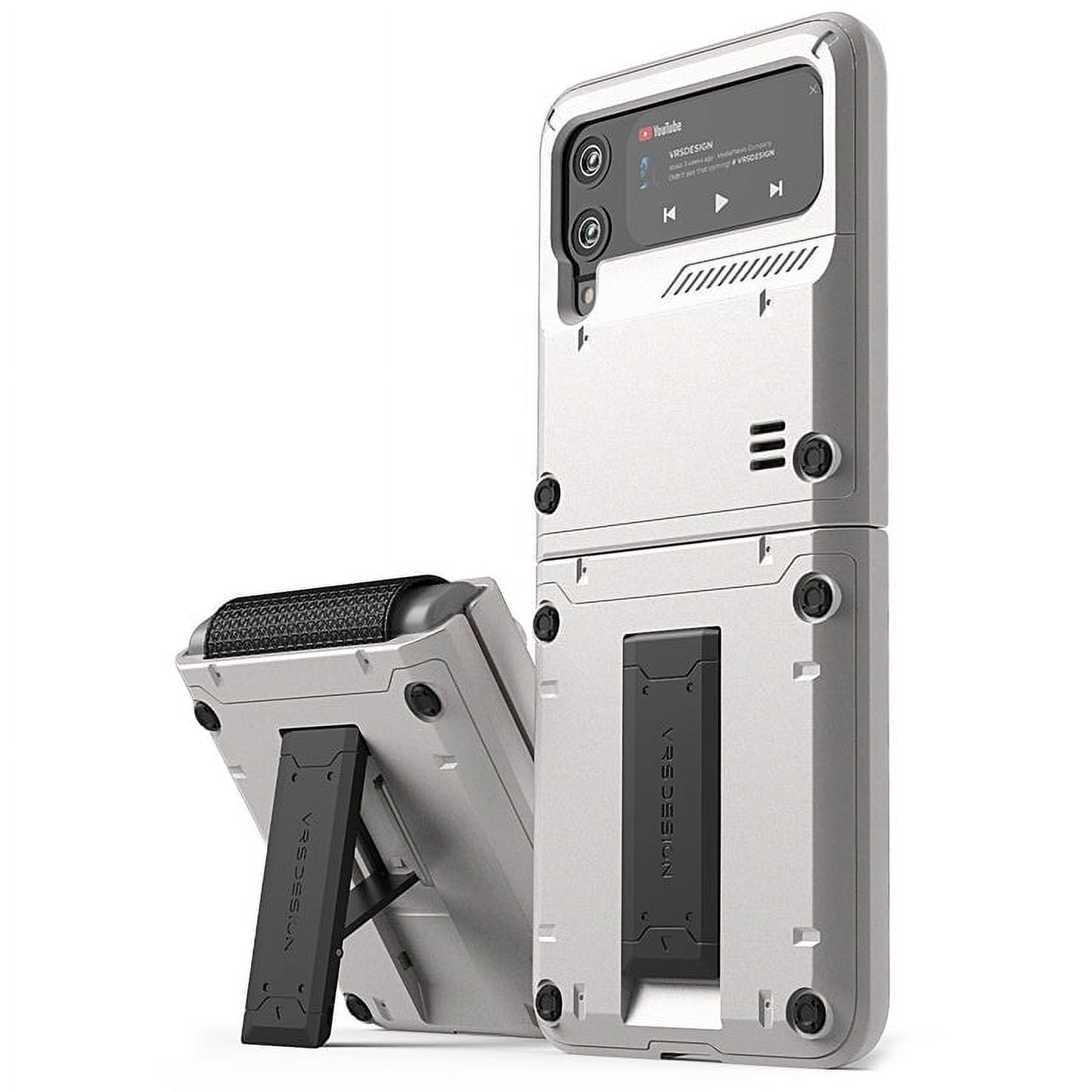 VRS Design Phone Case for Galaxy Z Flip 3, [QuickStand Active] Sturdy ...