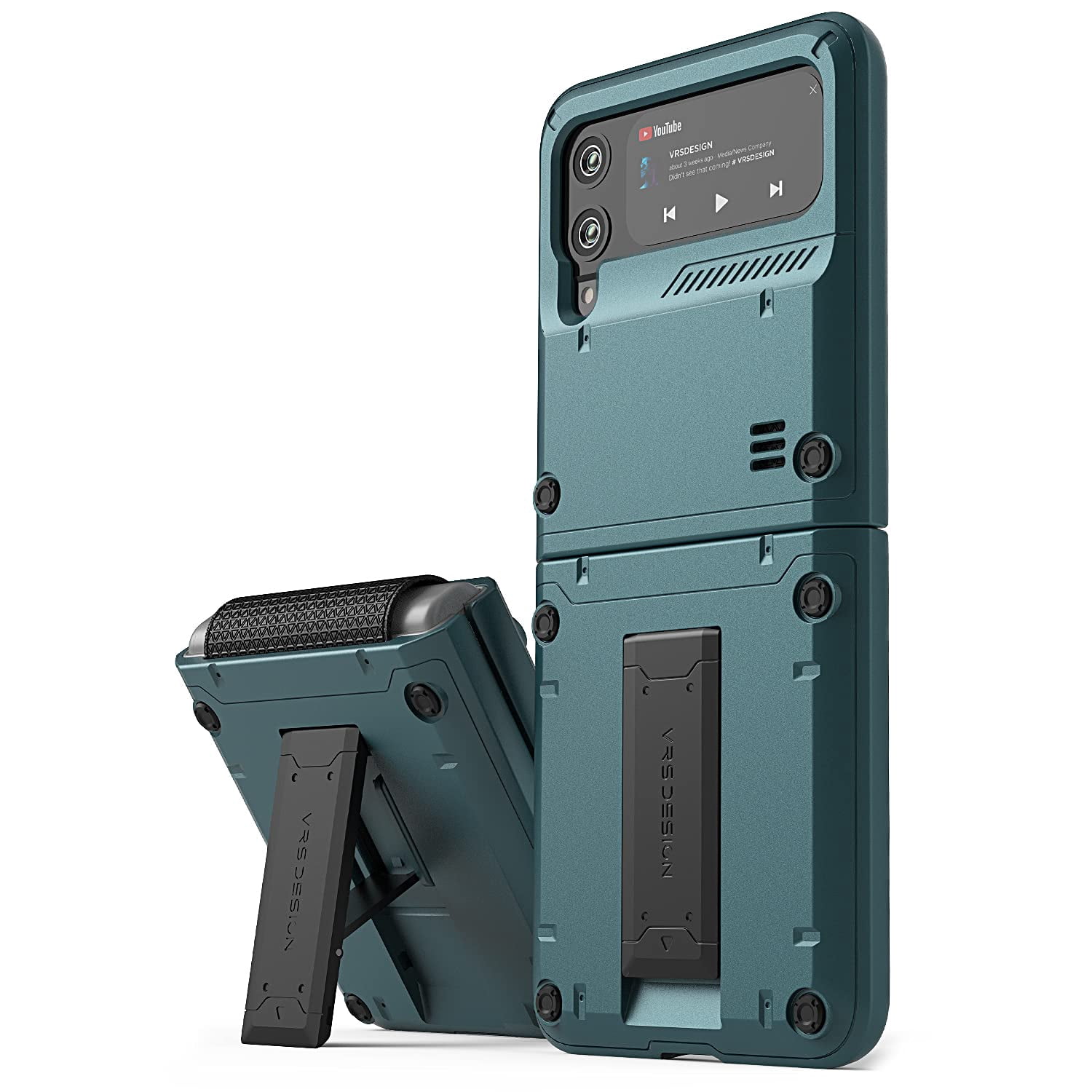 VRS Design Phone Case for Galaxy Z Flip 3, [QuickStand Active] Sturdy ...
