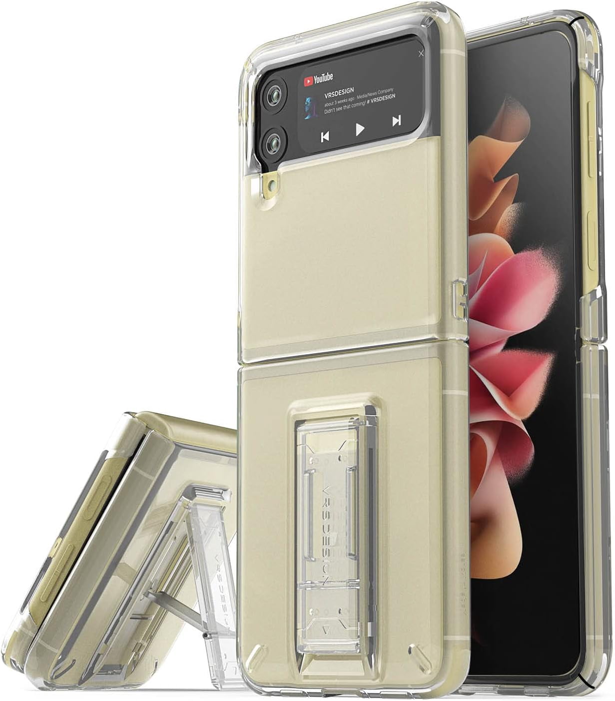 VRS Design Phone Case for Galaxy Z Flip 3, [QuickStand Modern] Sturdy ...