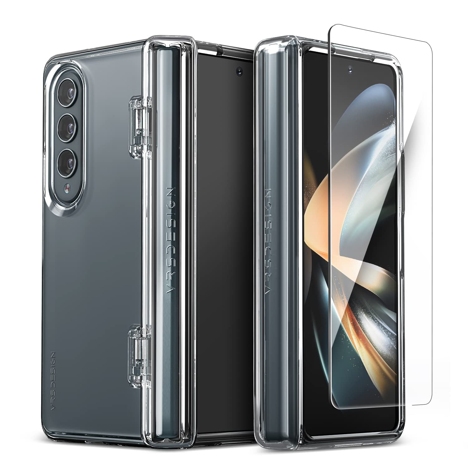 VRS Design Phone Case for Galaxy Z Fold 4 (2022), [Simpli Fit Crystal ...