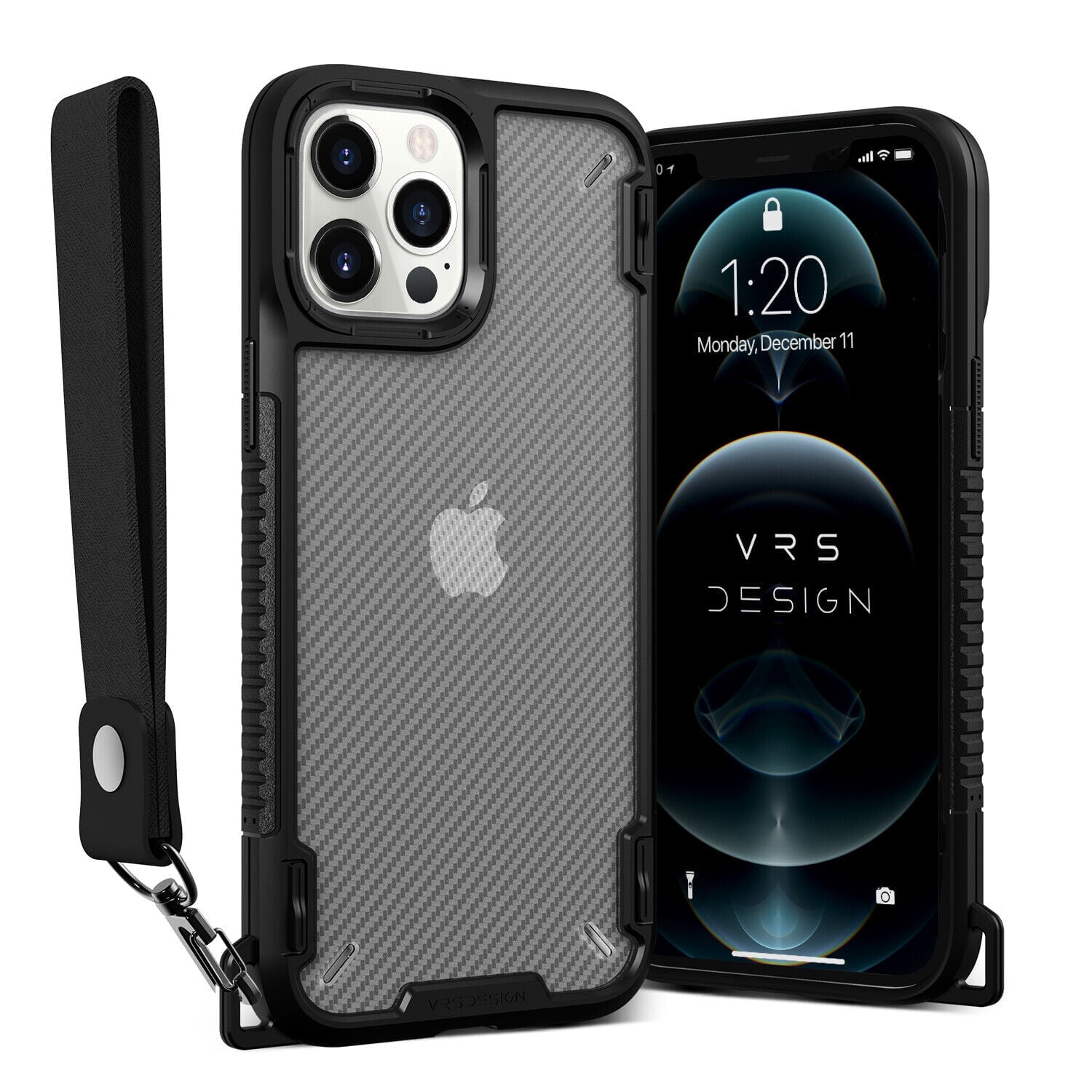 VRS Design Phone Case for iPhone 12 / 12 Pro, [Crystal Mixx Pro] Black ...
